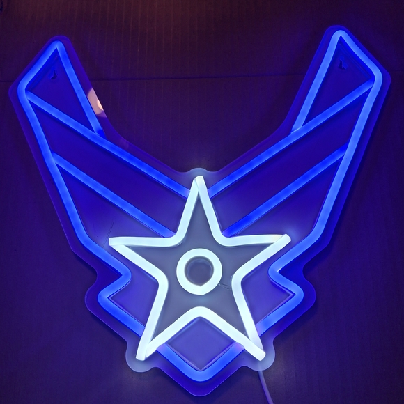 unbranded | Wall Decor | Wings Air Force Neon Wall Mountable Sign ...